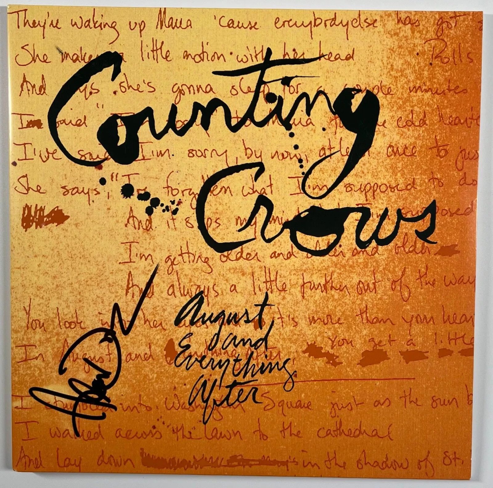 Adam Duritz Counting Crows JSA Signed Autograph Record Album Vinyl ...
