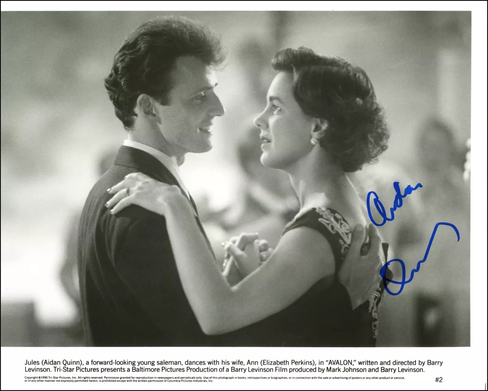 Aidan Quinn "Avalon" AUTOGRAPH Signed 8x10 Photo ACOA Collectible ...