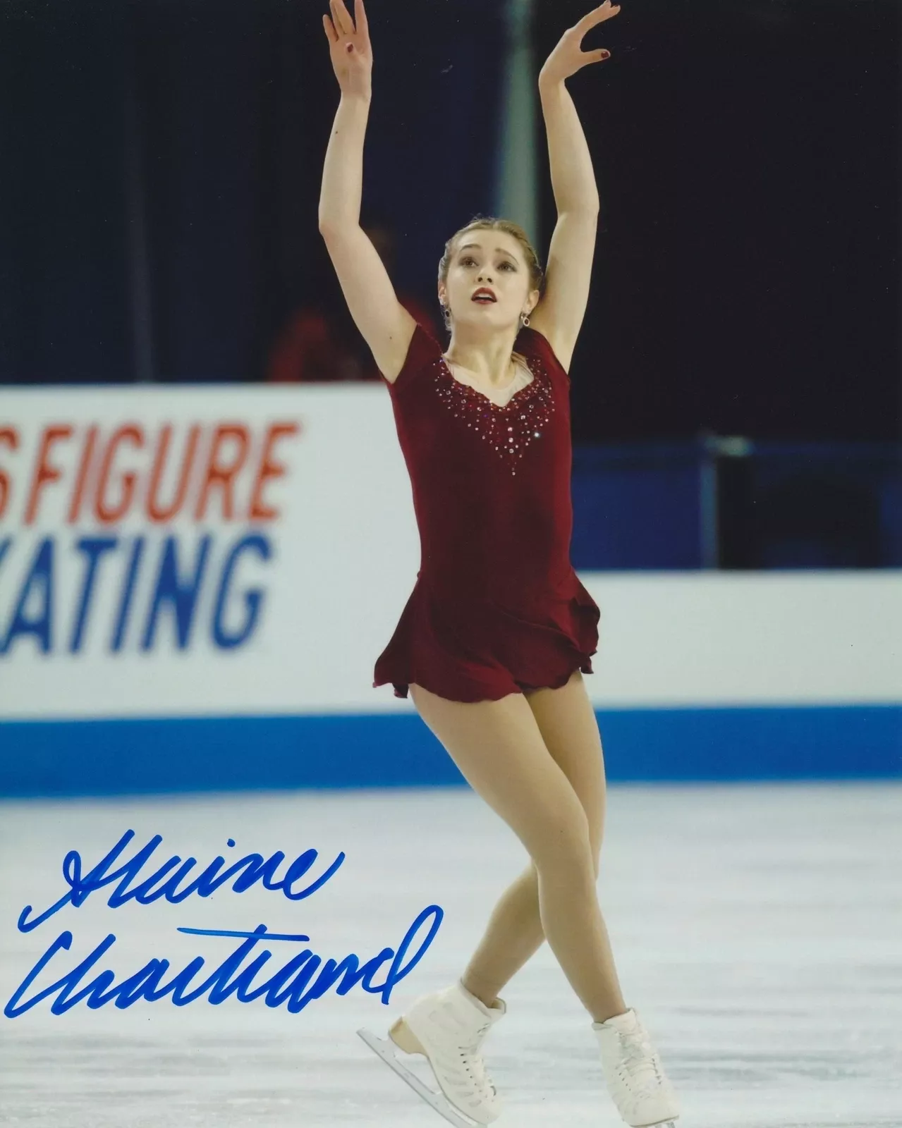 ALAINE CHARTRAND SIGNED FIGURE SKATING 8X10 PHOTO 2 | Autographia