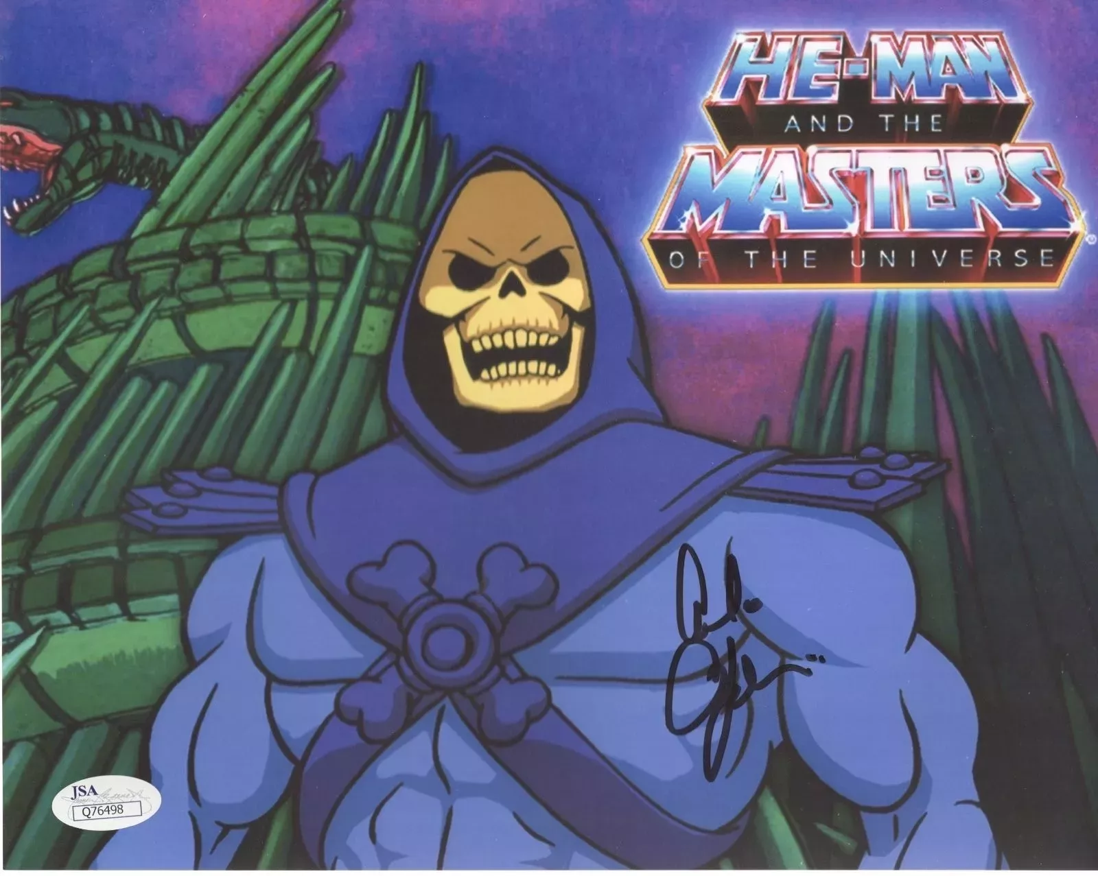 ALAN OPPENHEIMER HAND SIGNED 8x10 PHOTO SKELETOR MASTERS OF UNIVERSE ...