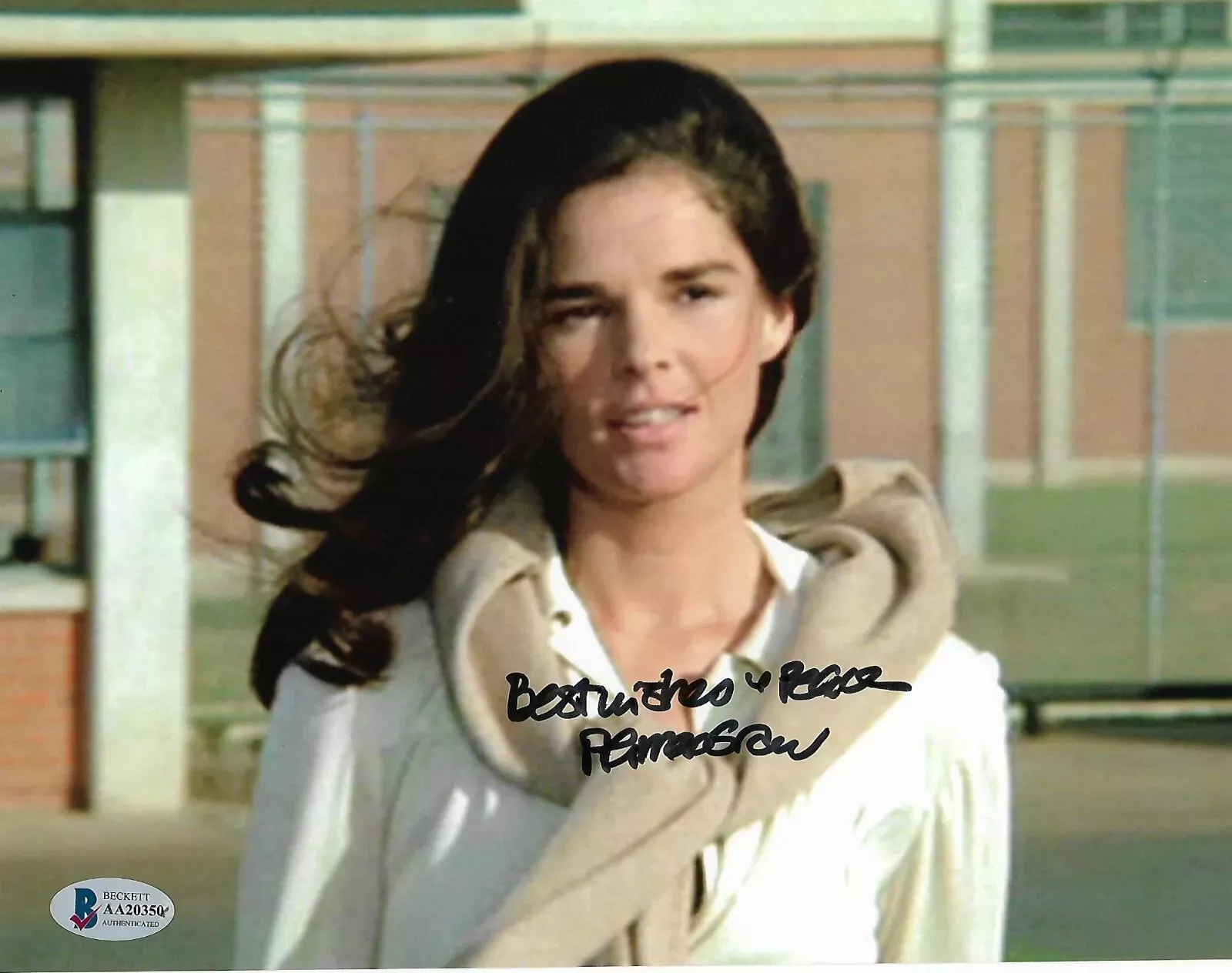 ALI MACGRAW AUTOGRAPHED SIGNED THE GETAWAY HOT & SEXY BAS COA 8X10 ...