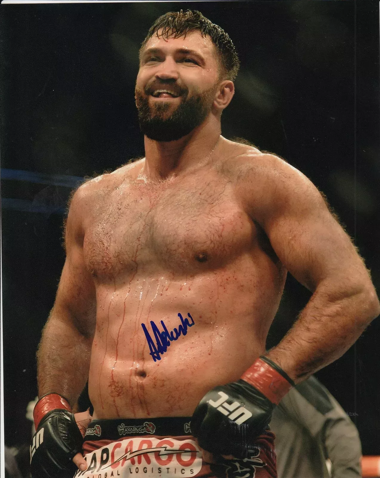 ANDREI "THE PITBULL" ARLOVSKI signed (UFC) MMA FIGHTING 8X10 photo W ...