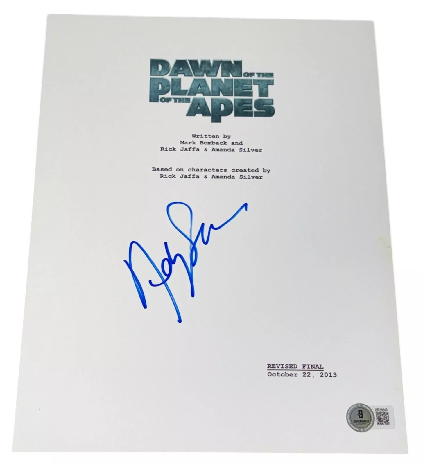 Andy Serkis Signed Autograph Dawn of the Planet of the Apes Movie ...