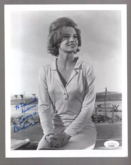 ANGIE DICKINSON HAND SIGNED 8x10 PHOTO YOUNG+GORGEOUS TO DAVID JSA ...