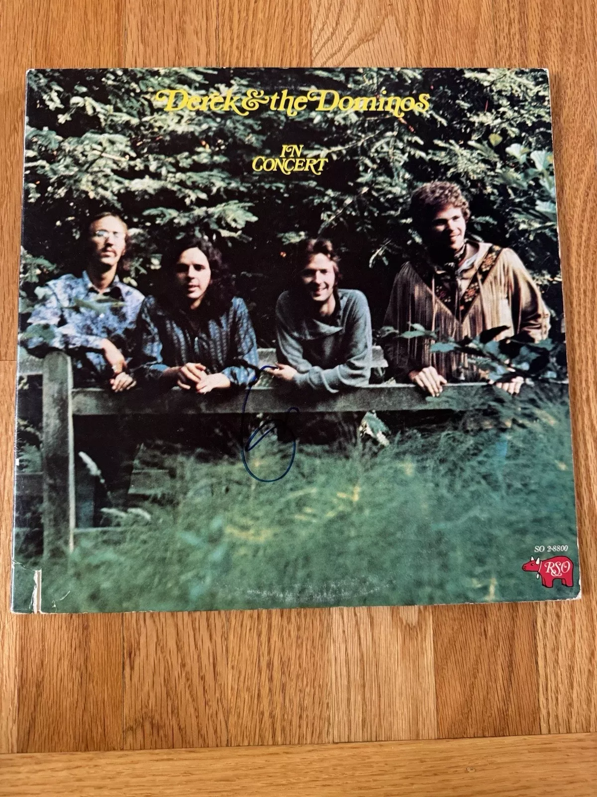 Awesome Eric Clapton Signed Derek and the Dominos In Concert Album ...