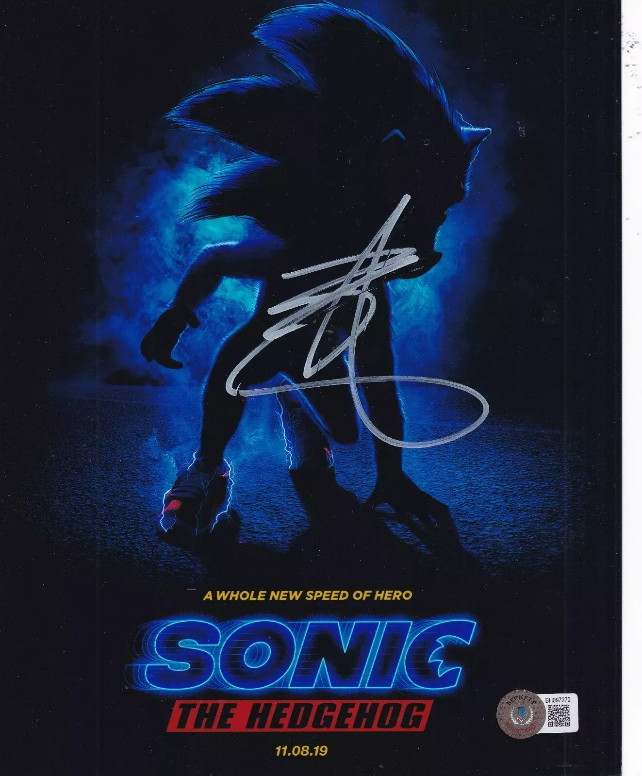 BEN SCHWARTZ signed (SONIC THE HEDGEGOG) movie 8X10 photo BECKETT BAS ...