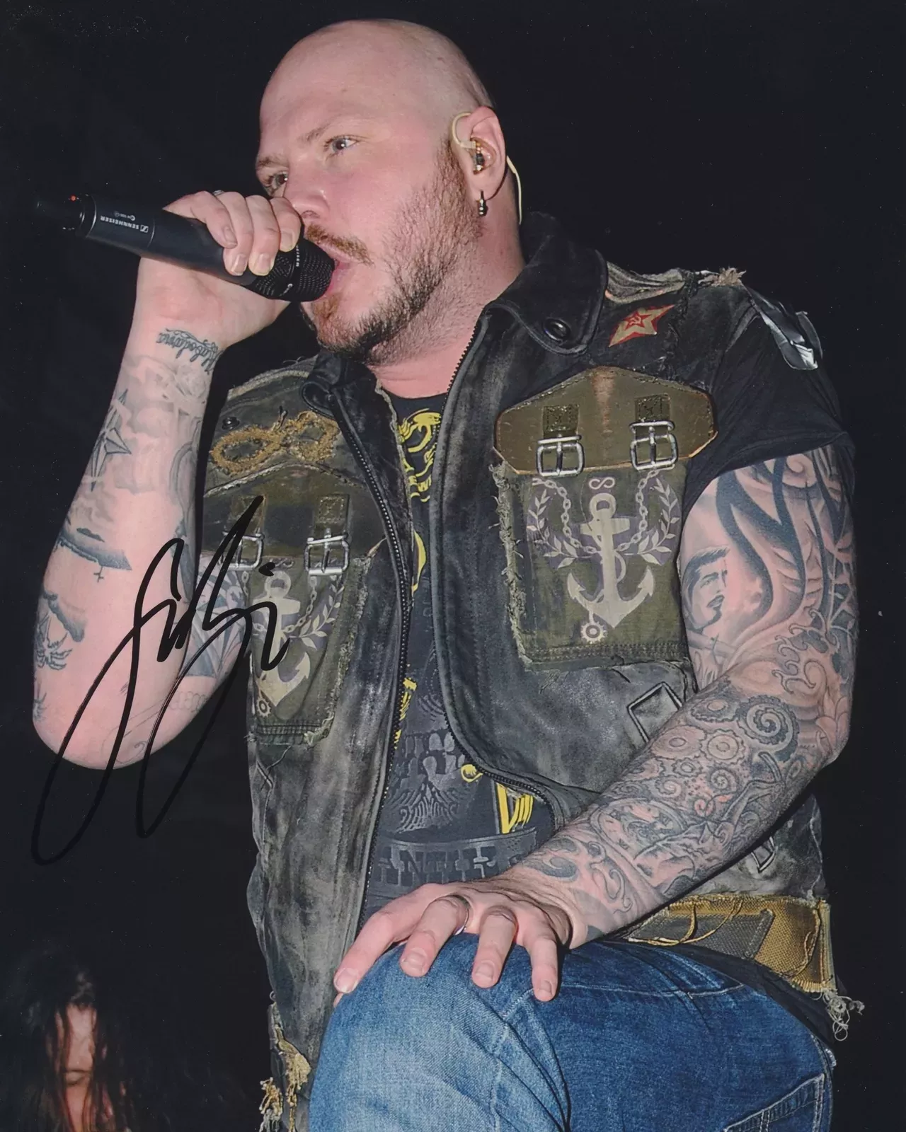 BJORN STRID SIGNED SOILWORK 8X10 PHOTO 4 | Autographia