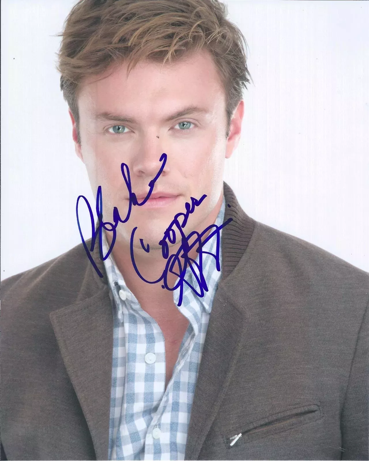 Blake Cooper Griffin Signed Autographed 8x10 Photo Handsome Male Actor ...
