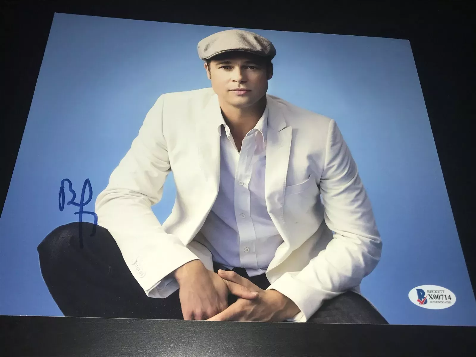 BRAD PITT SIGNED AUTOGRAPH 8x10 PHOTO SEXY HUNK JOLIE FIGHT CLUB ...