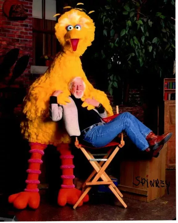 CAROLL SPINNEY signed autographed SESAME STREET BIG BIRD photograph ...