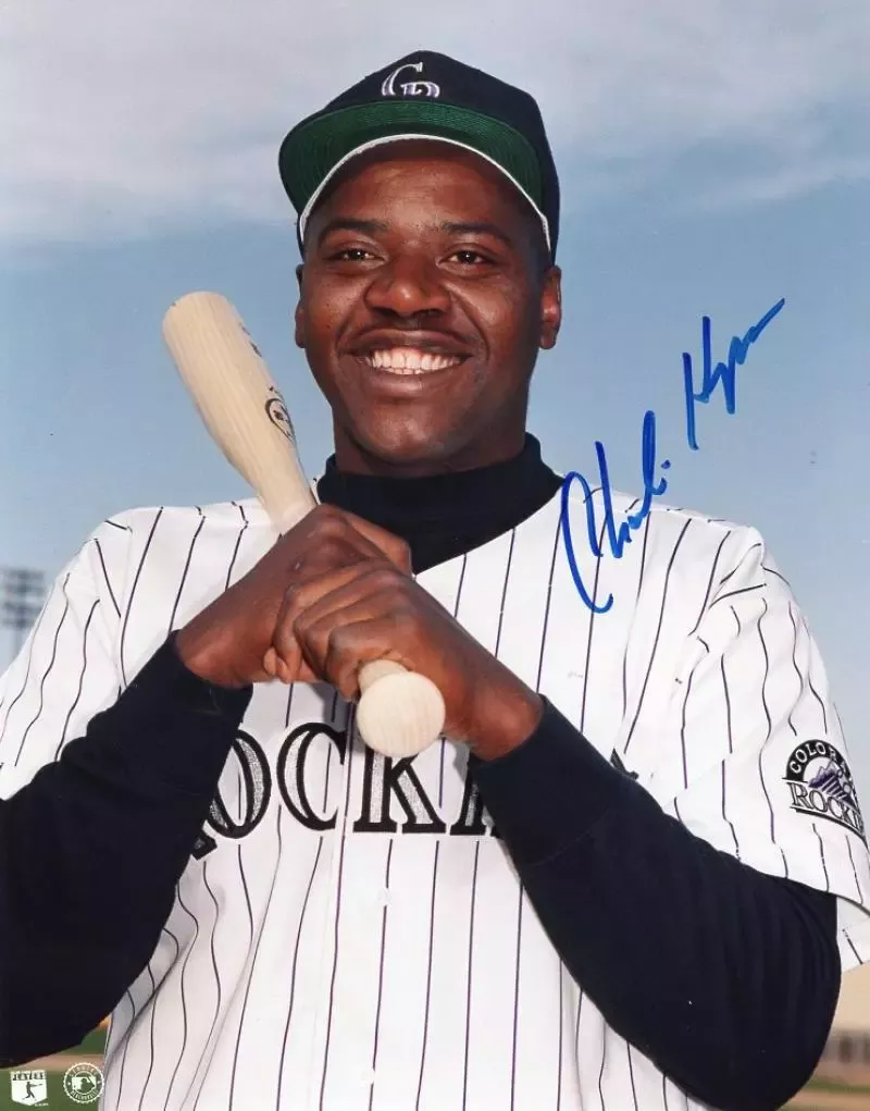 CHARLIE HAYES COLORADO ROCKIES SIGNED AUTOGRAPHED 8x10 PHOTO W/COA ...