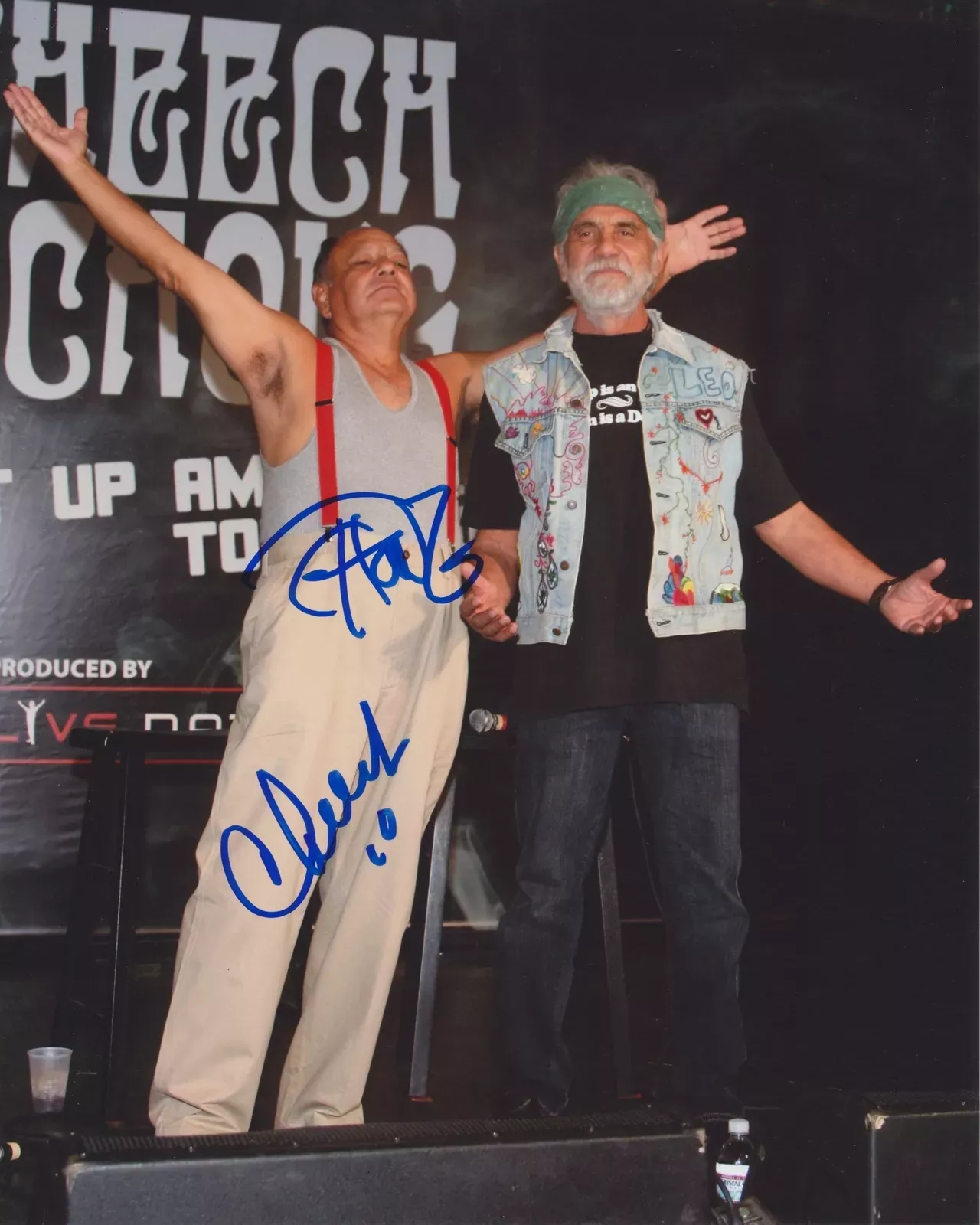 CHEECH AND CHONG SIGNED 8X10 PHOTO | Autographia