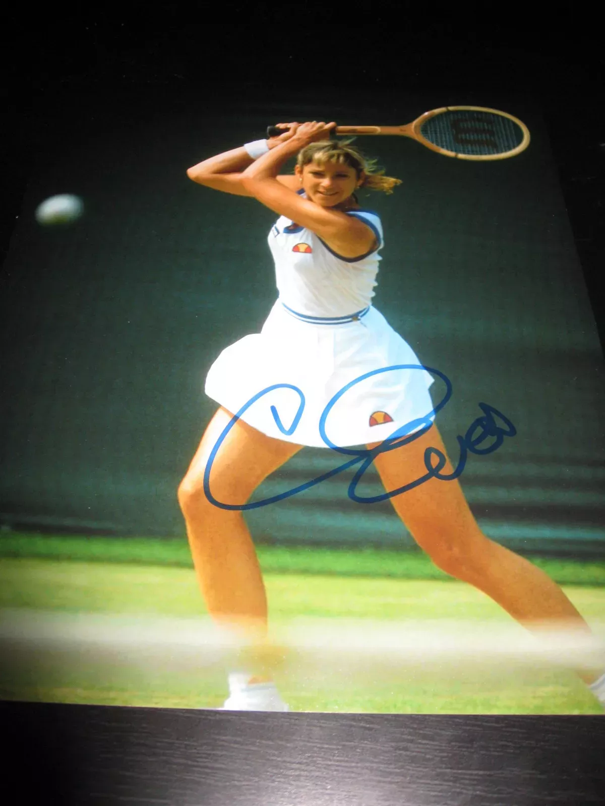 CHRIS EVERT SIGNED AUTOGRAPH 8x10 PHOTO WIMBLEDON US OPEN IN PERSON ...