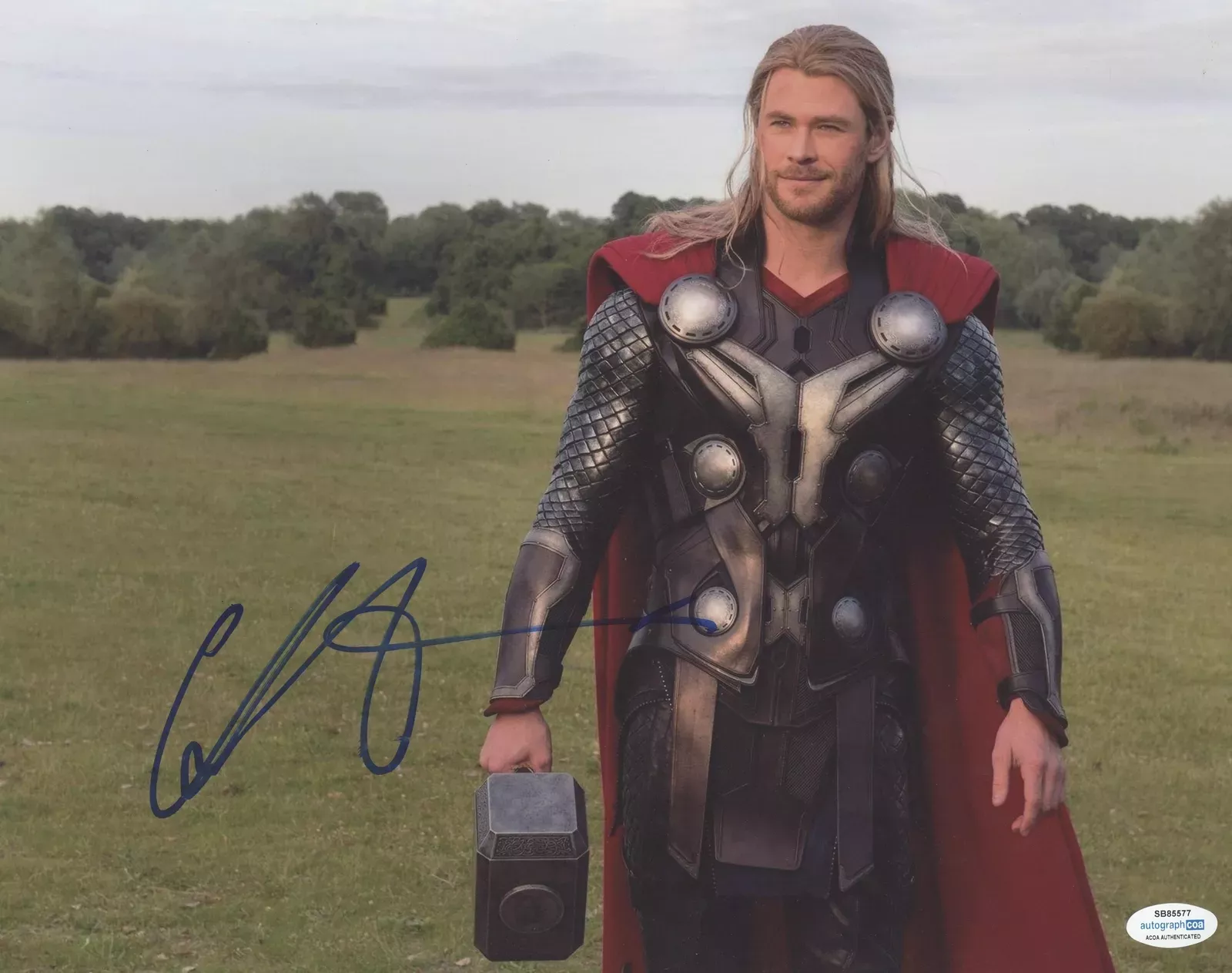 Chris Hemsworth "Thor" AUTOGRAPH Signed 11x14 Photo ACOA | Autographia
