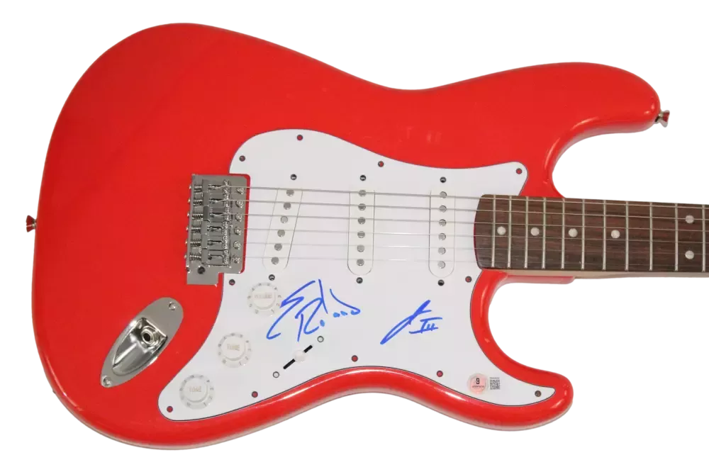 Chris Jericho Signed Autograph Full Size Fender Electric Guitar Fozzy w ...