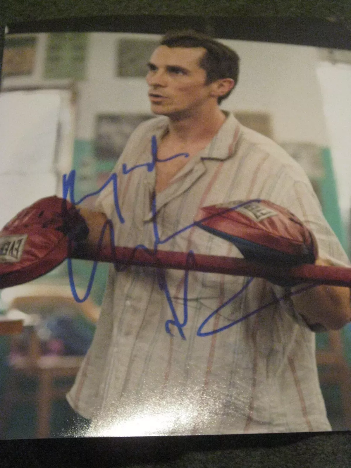 CHRISTIAN BALE SIGNED AUTOGRAPH 8x10 PHOTO THE FIGHTER IN PERSON COA ...