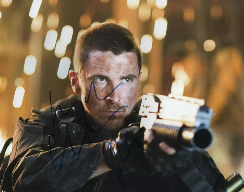 CHRISTIAN BALE SIGNED AUTOGRAPH 8X10 PHOTO - BATMAN STUD, FORD V ...