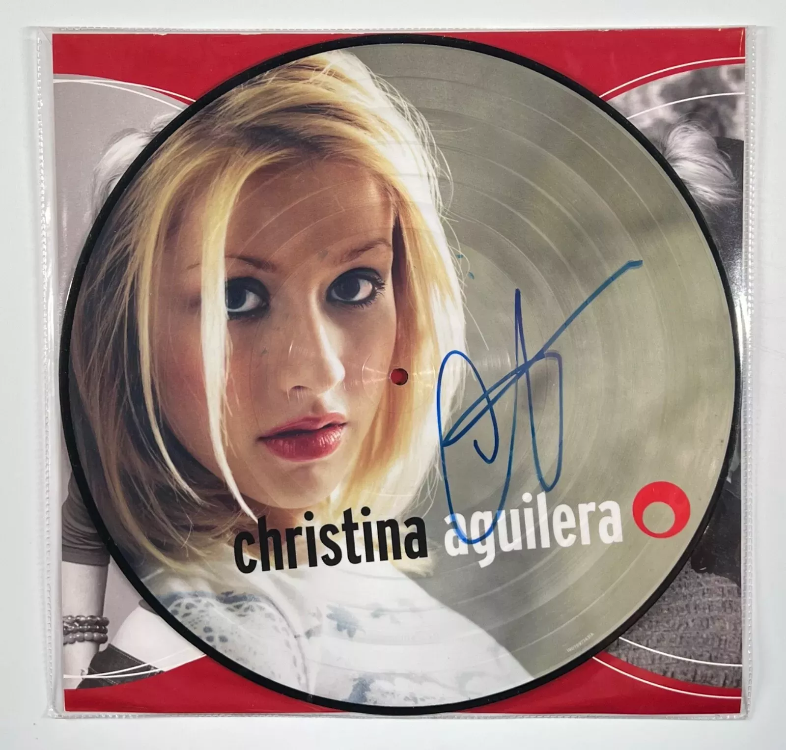 Christina Aquilera JSA Signed Autograph Album Vinyl Picture Disc | Autographia