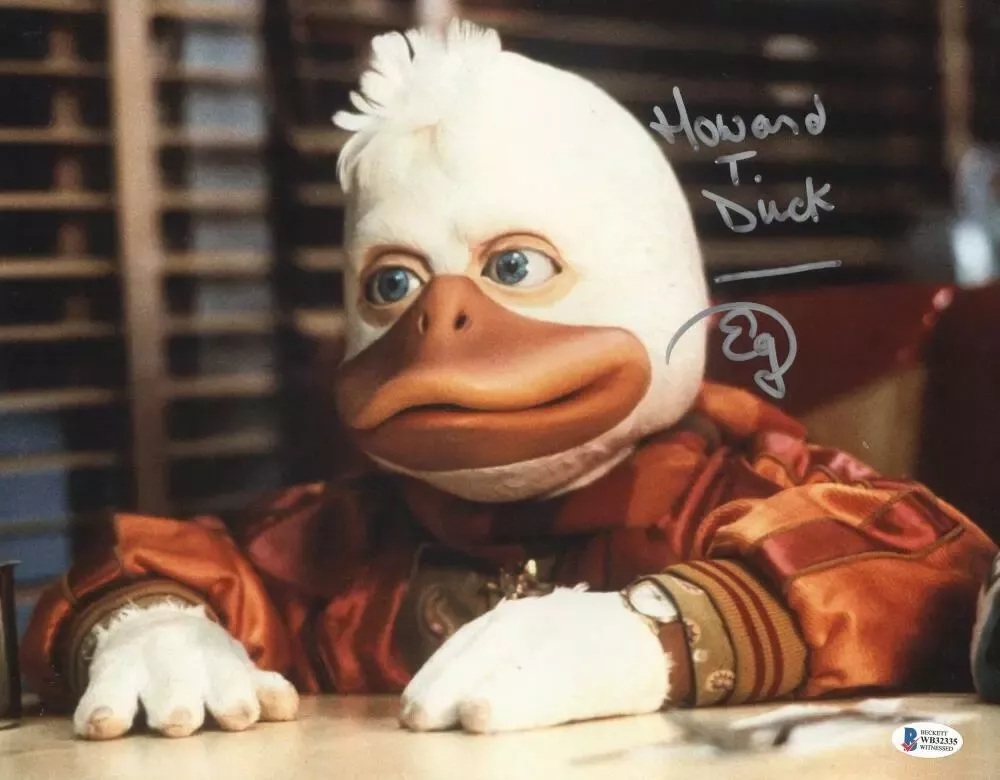 ED GALE SIGNED HOWARD THE DUCK 11X14 PHOTO AUTOGRAPH BECKETT COA A ...