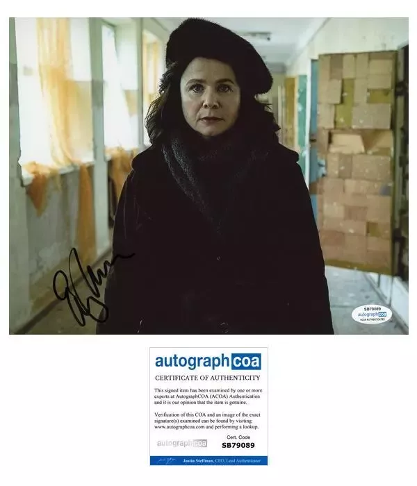Emily Watson "Chernobyl" AUTOGRAPH Signed 'Ulana Khomyuk' 8x10 Photo ...