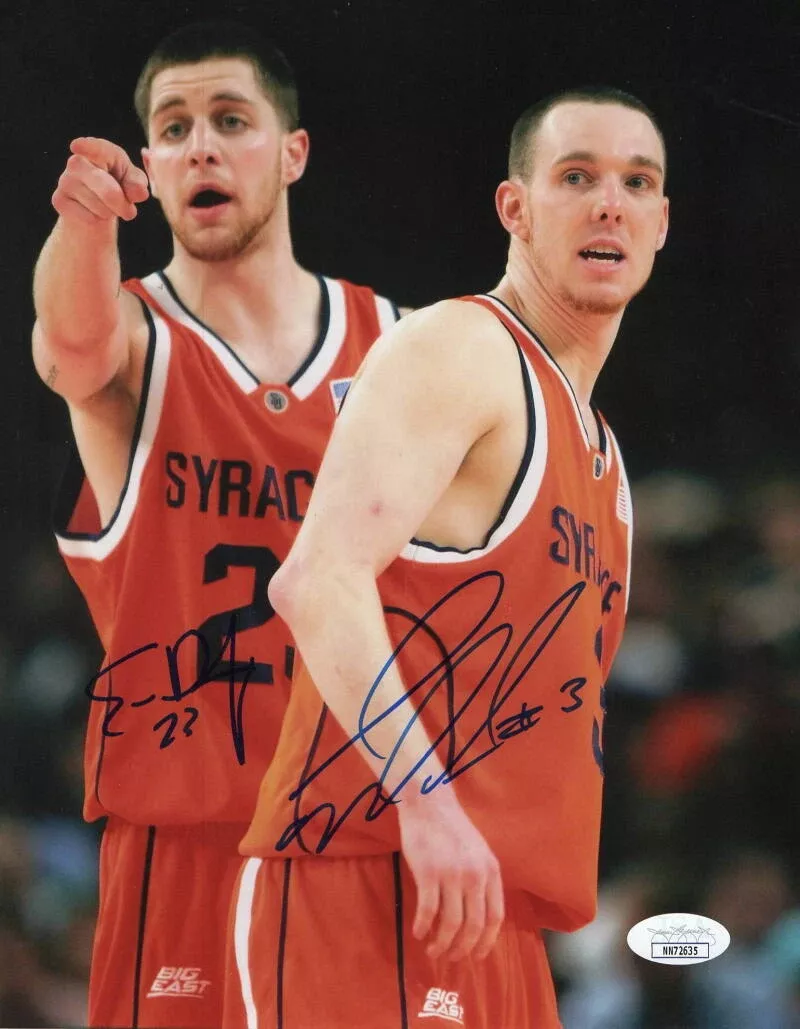 ERIC DEVENDORF & GERRY MCNAMARA SIGNED AUTOGRAPH 8X10 PHOTO SYRACUSE ...