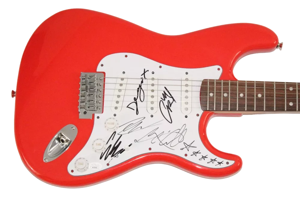 Fontaines DC Band x5 Signed Autograph Fender Electric Guitar Romance w ...