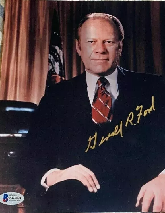 Gerald Ford signed autographed 8x10 Photo Beckett COA Authentic ...