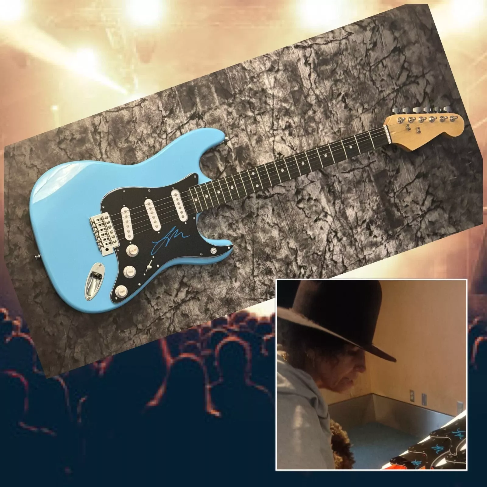 GFA 4 Non Blondes Band * LINDA PERRY * Signed Electric Guitar PROOF COA ...