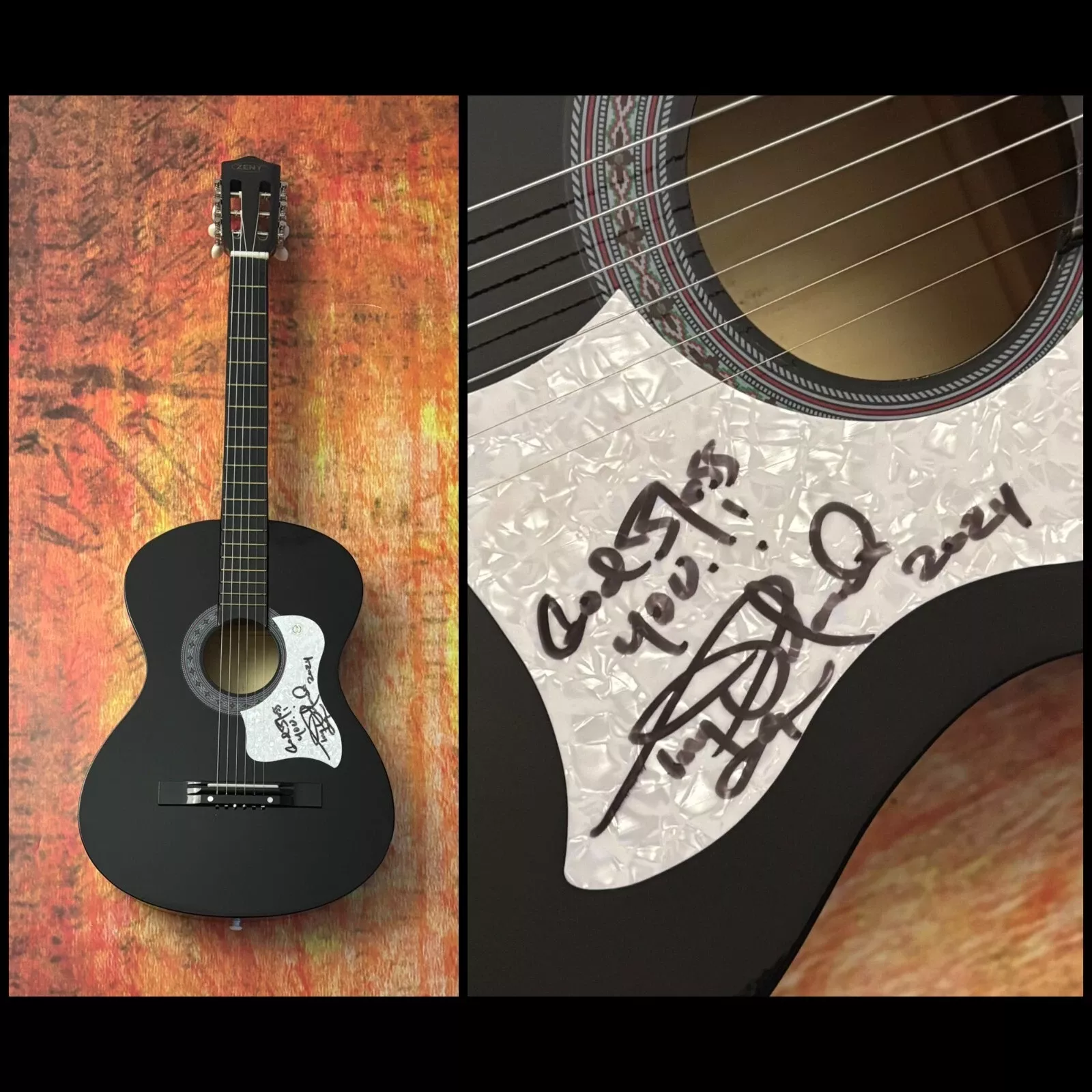 GFA Candida Star and Dawn * TONY ORLANDO * Signed Acoustic Guitar COA ...