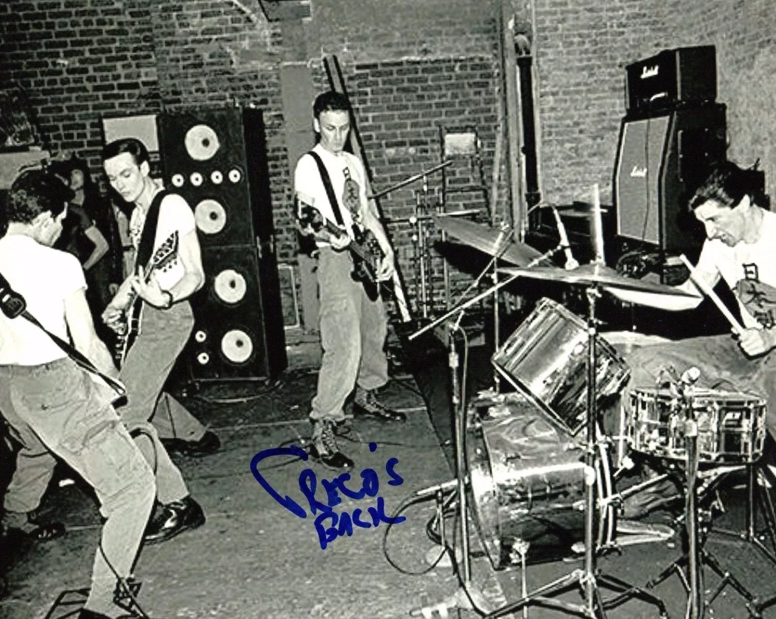 GFA Crime Band Guitarist * RON THE RIPPER GRECO * Signed 8x10 Photo AD1 ...