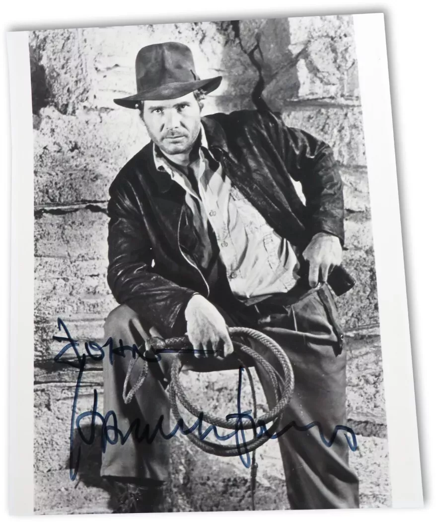 Harrison Ford Signed Autographed 8X10 Photo Indiana Jones "To John" BAS ...
