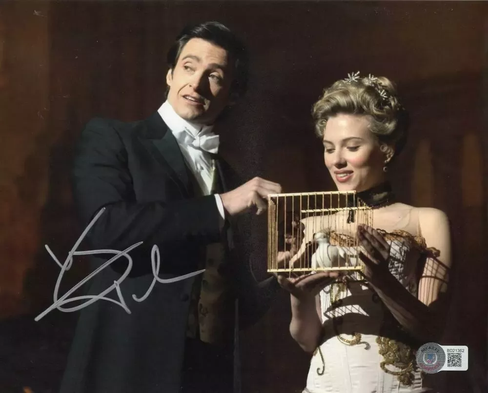 HUGH JACKMAN SIGNED 8X10 PHOTO THE PRESTIGE AUTHENTIC AUTOGRAPH BECKETT ...