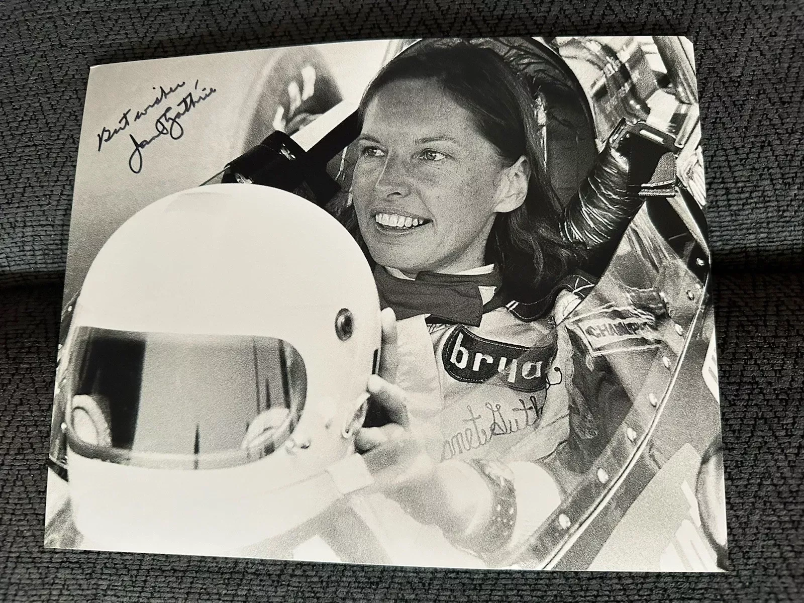 Janet Guthrie Signed 8 X 10 Indianapolis Indy 500 Autograph "First Lady ...