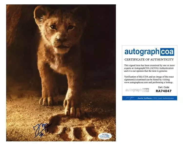 JD McCrary "The Lion King" AUTOGRAPH Signed Simba 8x10 Photo B ACOA ...