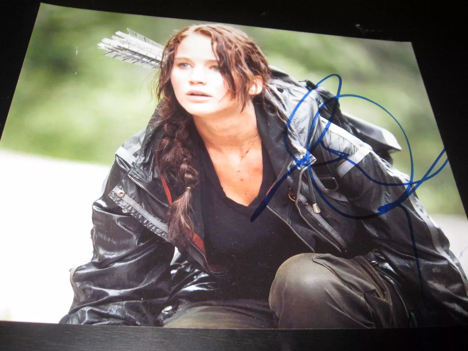 JENNIFER LAWRENCE SIGNED AUTOGRAPH 8x10 HUNGER GAMES MOCKINGJAY PROMO ...