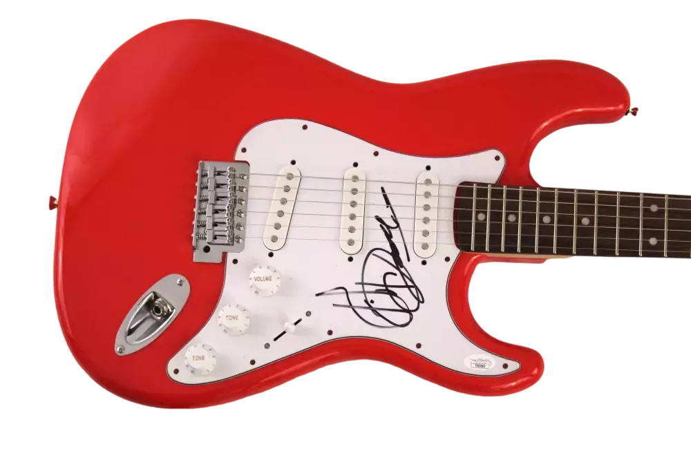 JIMMY CLIFF SIGNED AUTOGRAPH FULL SIZE R FENDER ELECTRIC GUITAR RAGGAE ...
