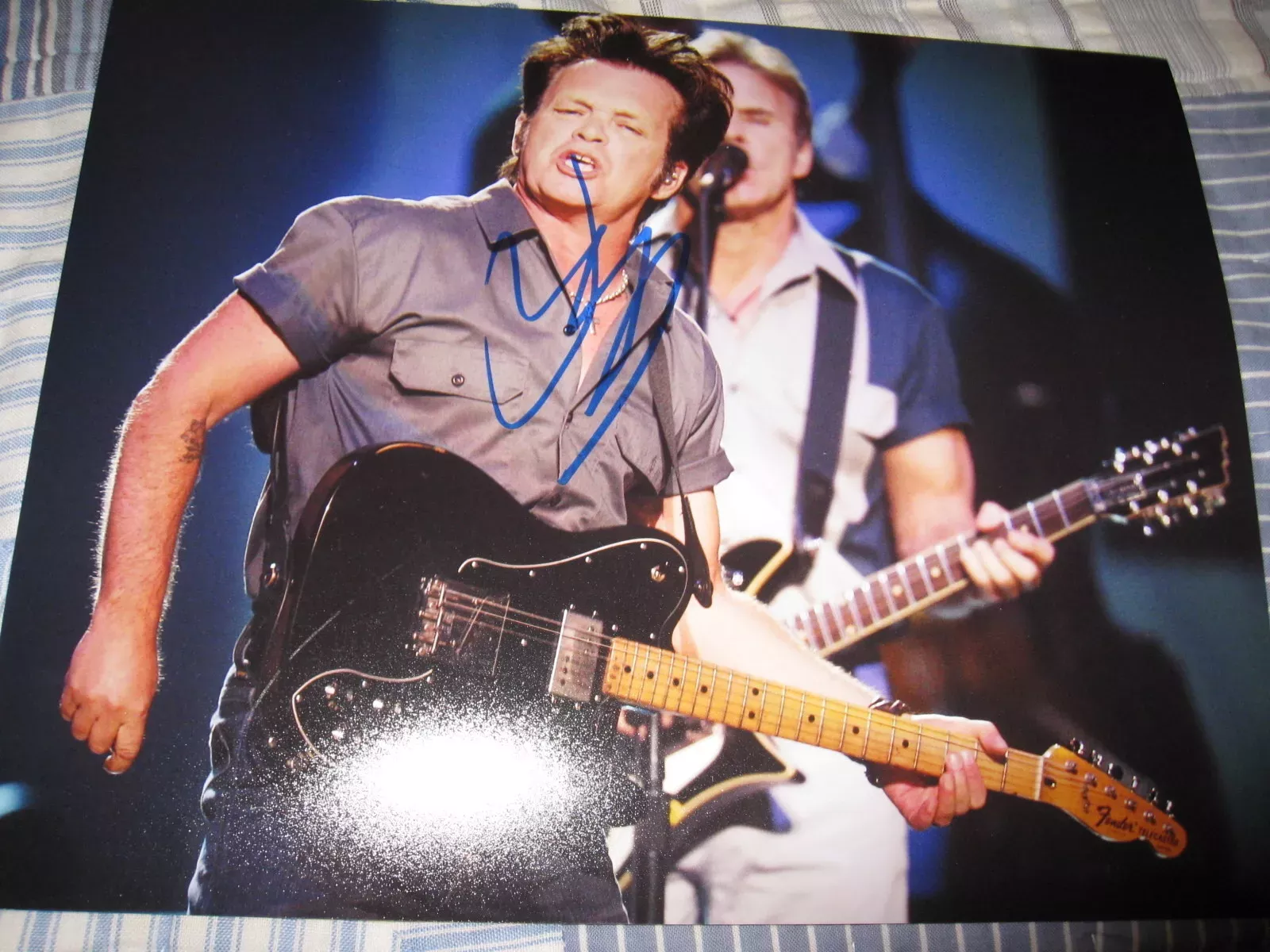 JOHN MELLENCAMP SIGNED AUTOGRAPH 8x10 PHOTO PINK HOUSES CONCERT IN ...
