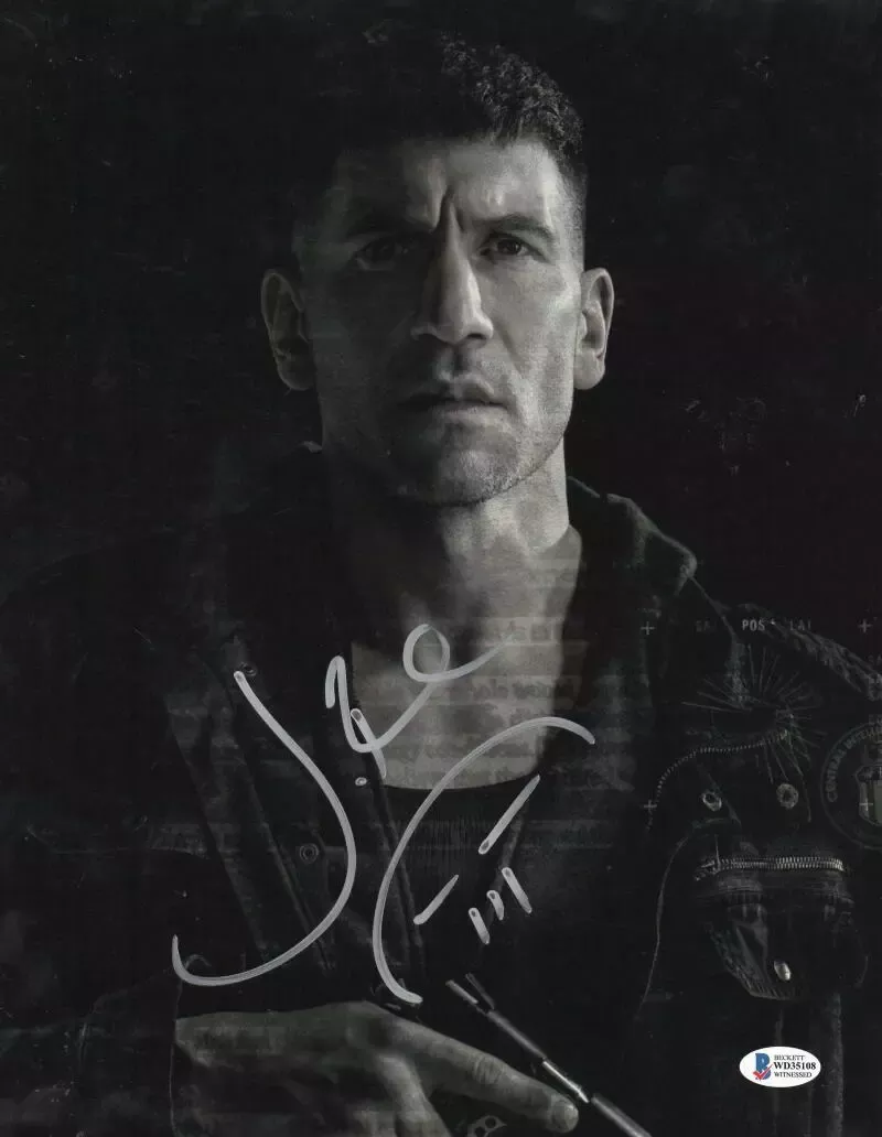 JON BERNTHAL SIGNED 11X14 PHOTO MARVEL THE PUNISHER AUTOGRAPH BECKETT ...