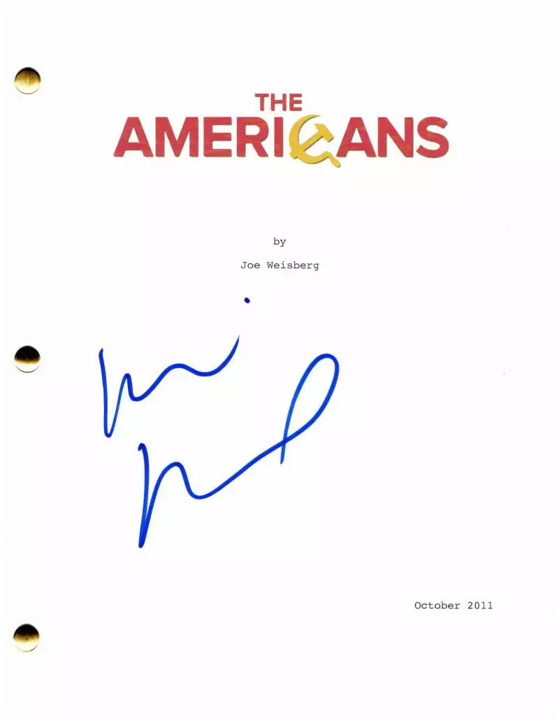 KERI RUSSELL SIGNED AUTOGRAPH THE AMERICANS PILOT SCRIPT - FELICITY, STAR WARS Collectible ...