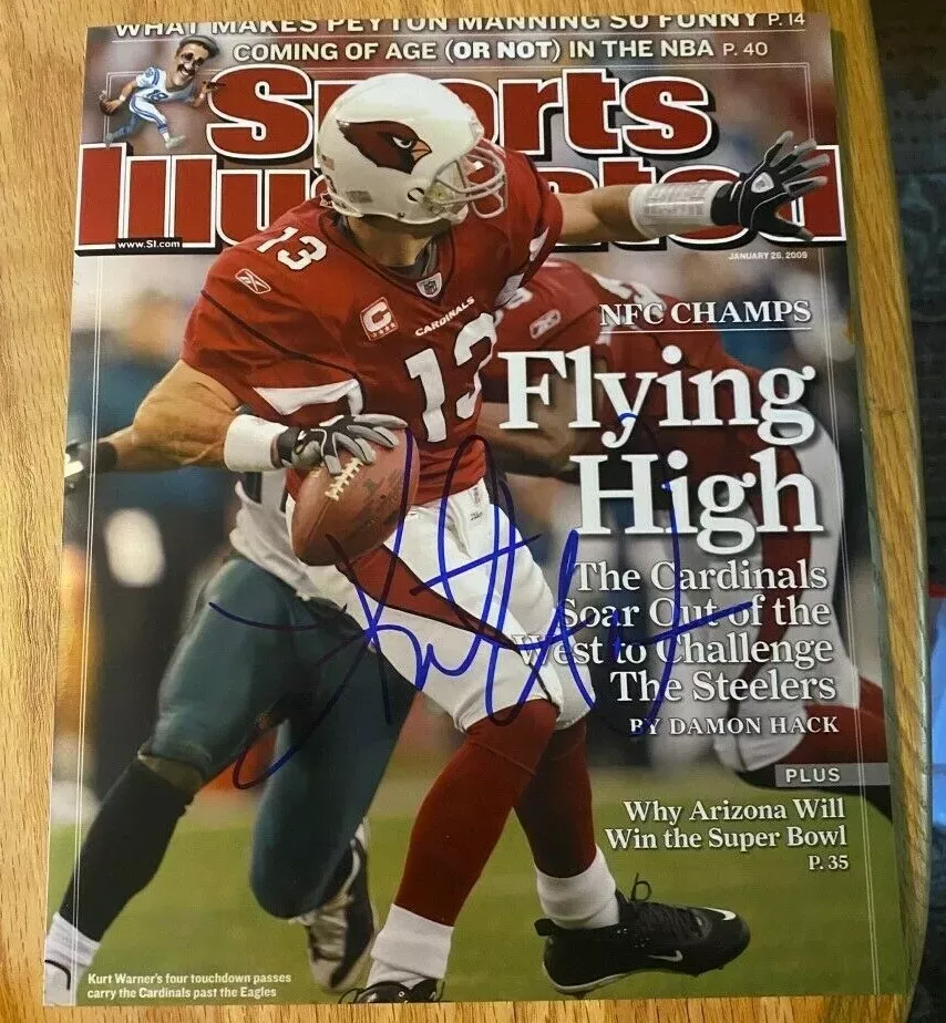 Kurt Warner signed autographed 8x10 photo Sports Illustrated Cover ...