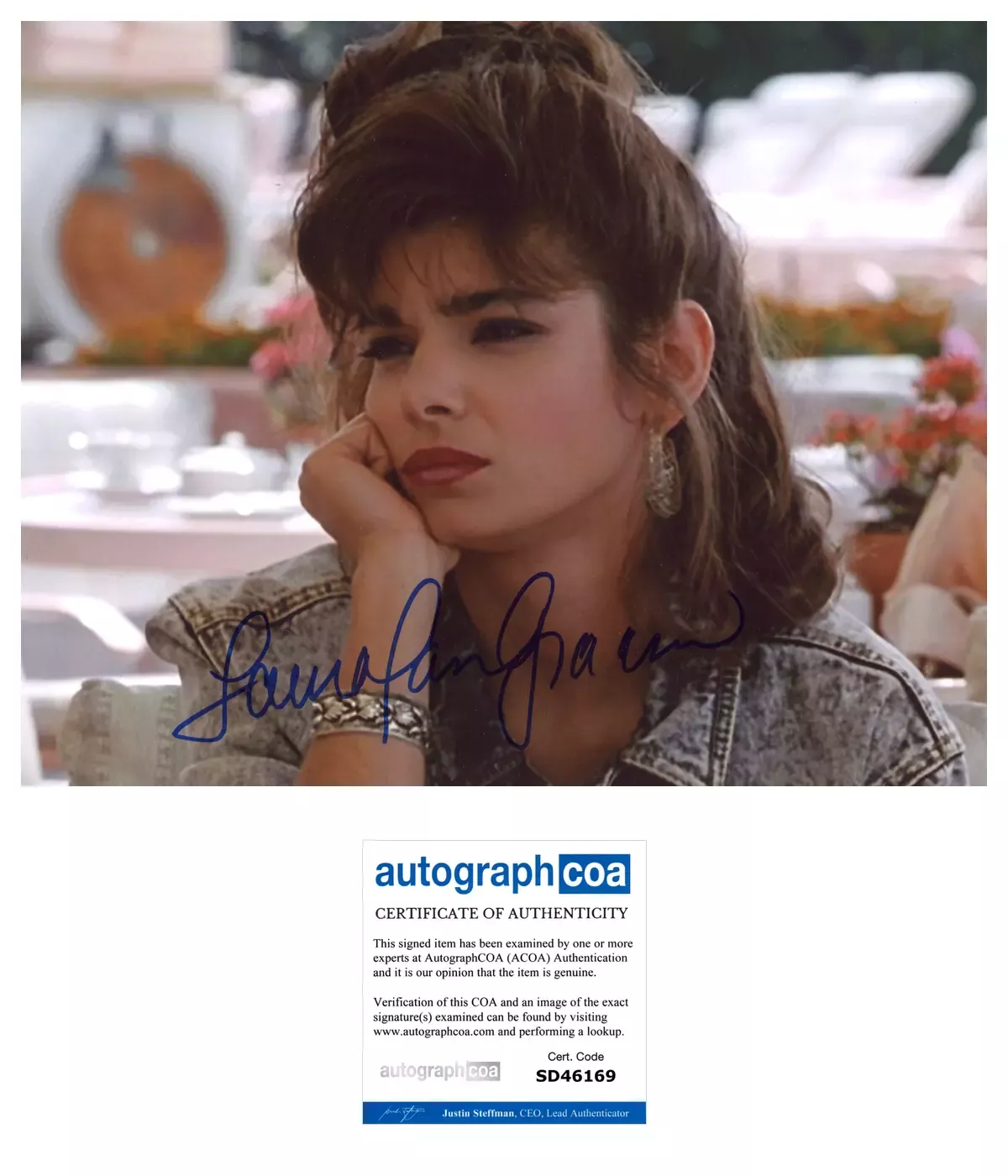 LAURA SAN GIACOMO SIGNED AUTOGRAPH PRETTY WOMAN 8x10 PHOTO w/EXACT ...