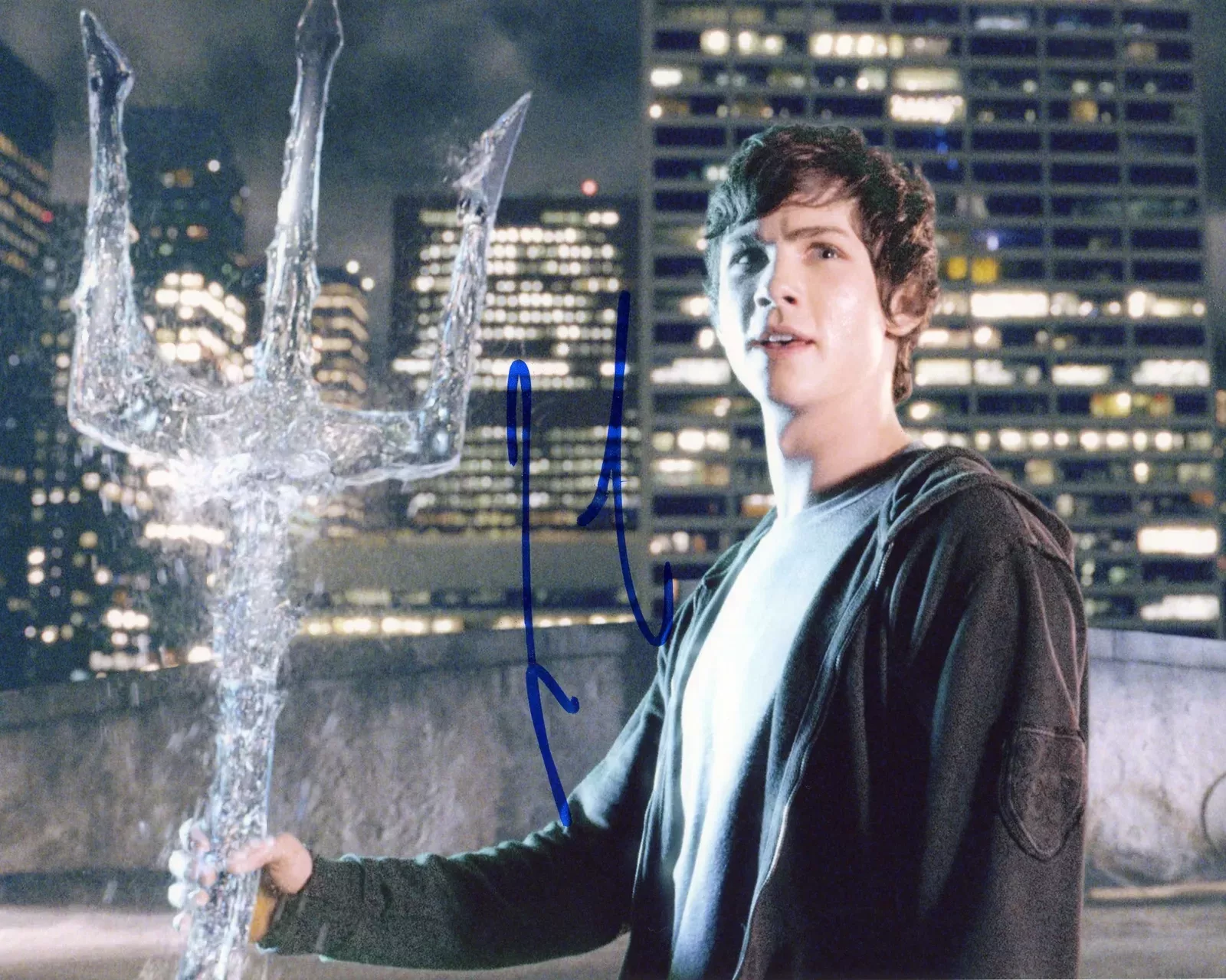 Logan Lerman "Percy Jackson" AUTOGRAPH Signed 8x10 Photo C ACOA ...