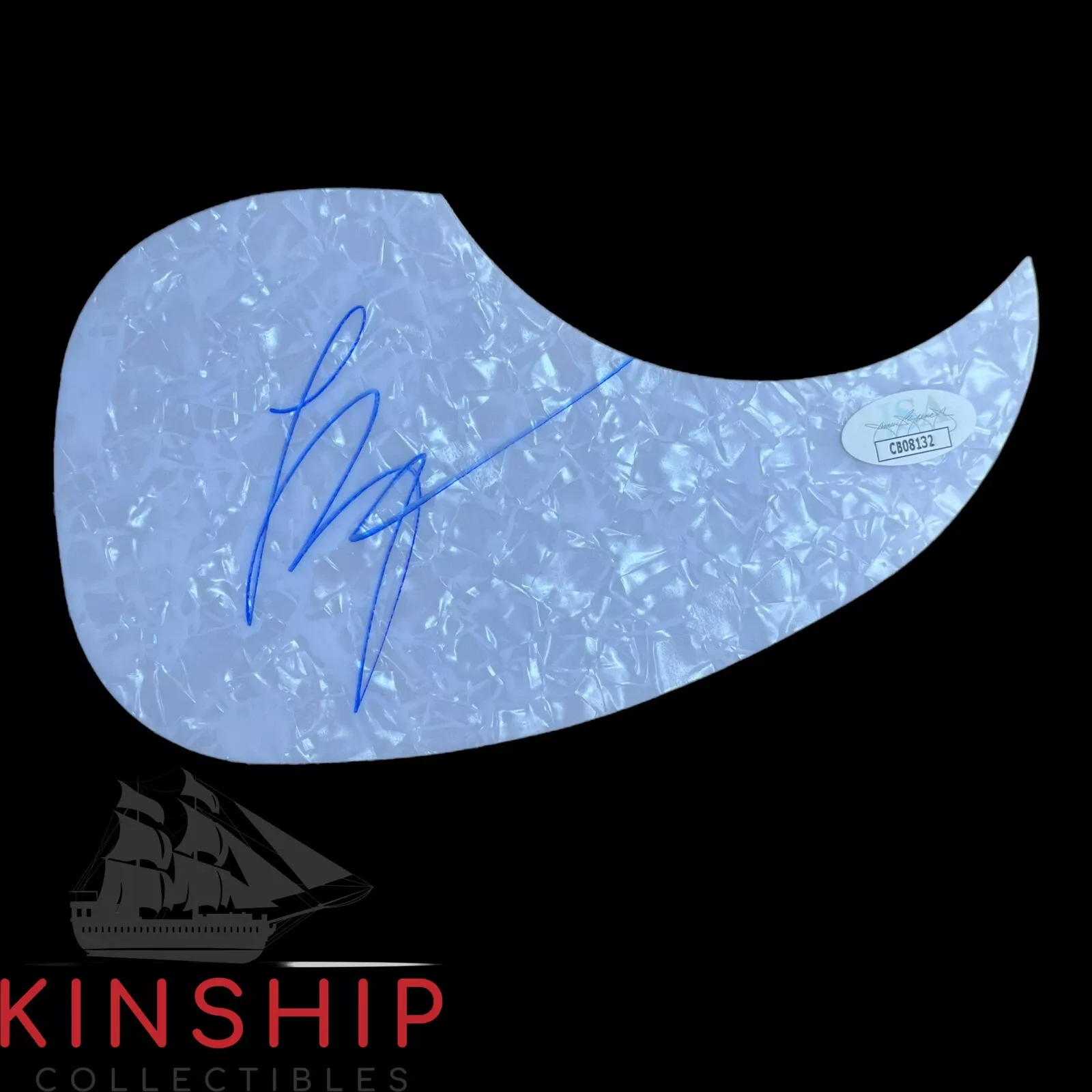 Luke Bryan signed Acoustic Pickguard JSA COA Rare Country Music Auto ...