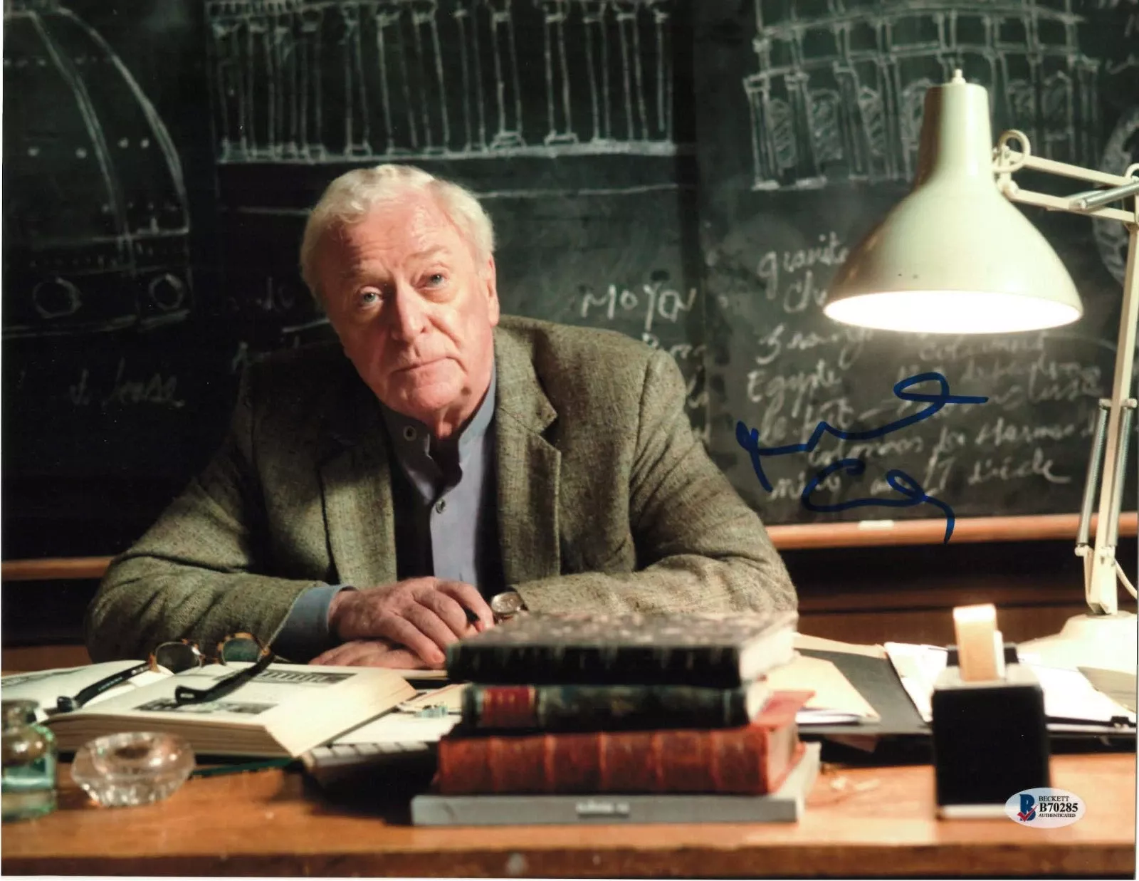 MICHAEL CAINE SIGNED 11X14 PHOTO INCEPTION BECKETT BAS AUTOGRAPH AUTO ...
