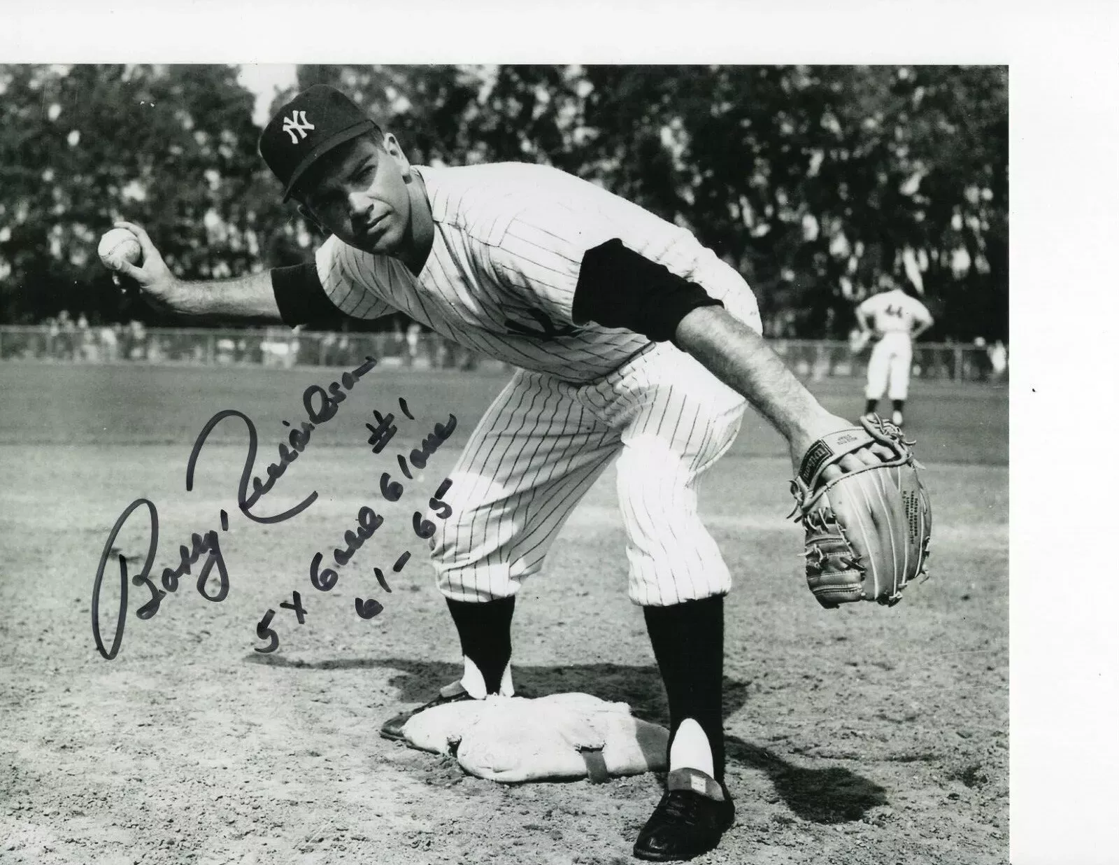 NEW YORK YANKEES BOBBY RICHARDSON SIGNED 8X10 INSCRIPTIONS Collectible ...