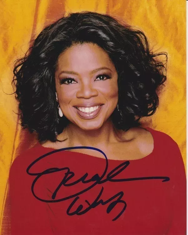 OPRAH WINFREY Signed Photo w/ Hologram COA Collectible Memorabilia ...