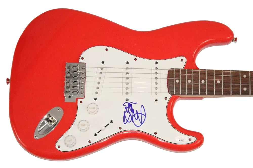 Pat Metheny Signed Autograph Full Size Red Fender Stratocaster Guitar w ...