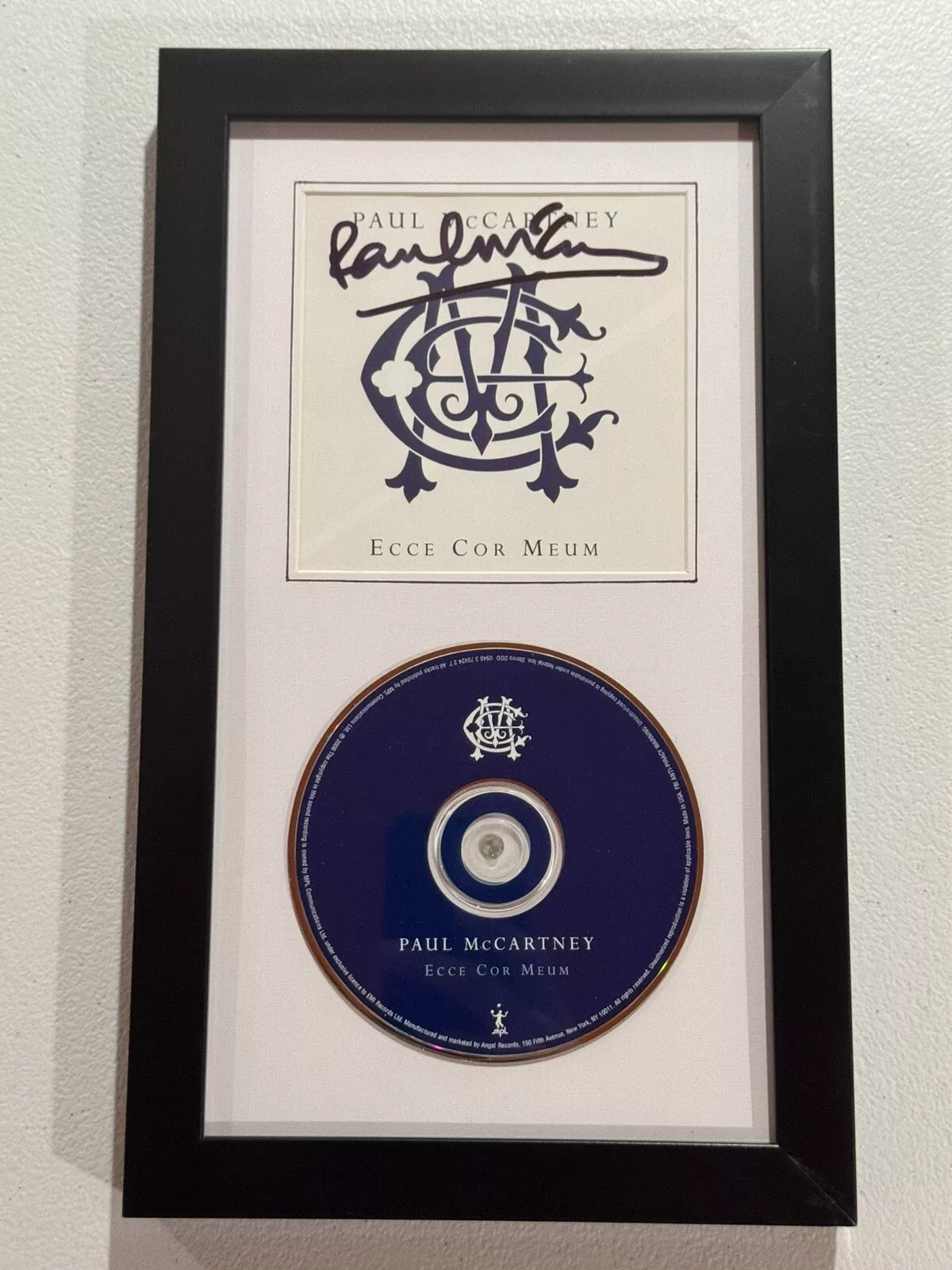 Paul McCartney Signed Ecce Cor Meum CD Caiazzo LOA Beatles Related ...