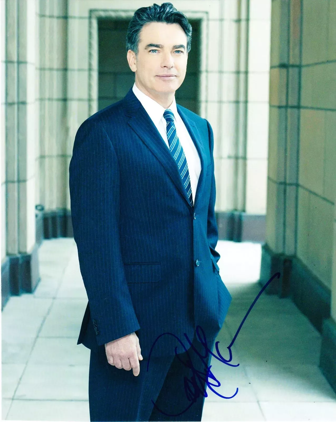 PETER GALLAGHER SIGNED 8X10 PHOTO AUTHENTIC AUTOGRAPH USA COVERT ...