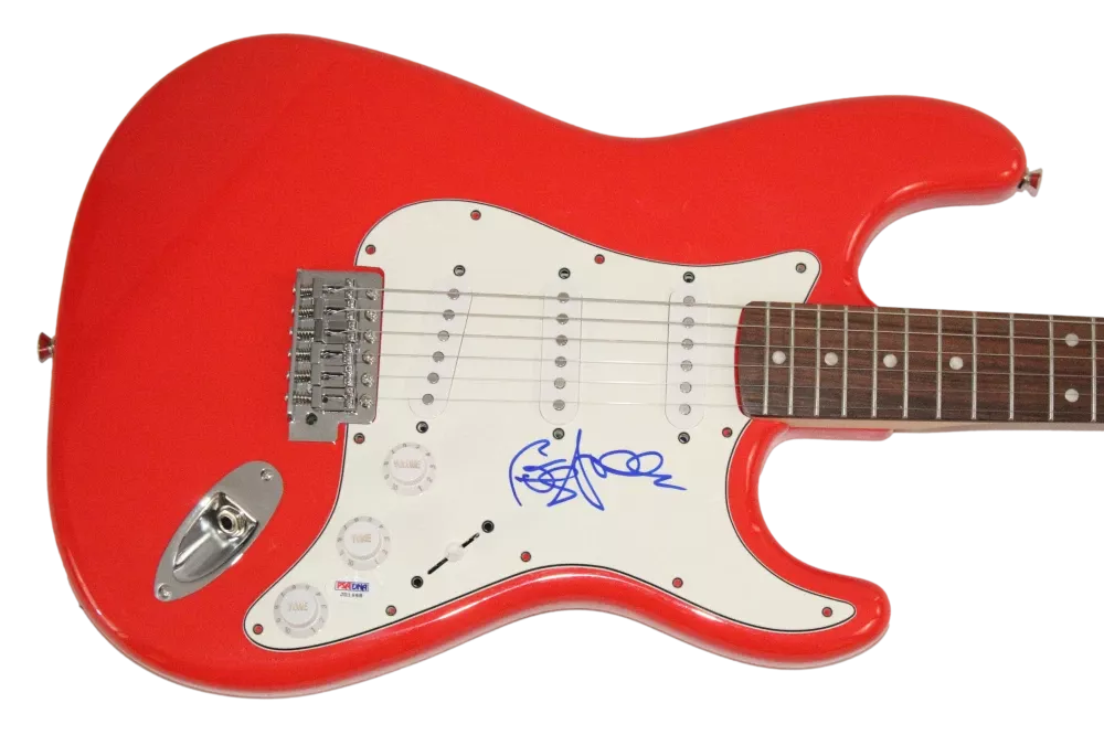 Peter Green Fleetwood Mac Signed Autograph Fender Stratocaster Guitar ...